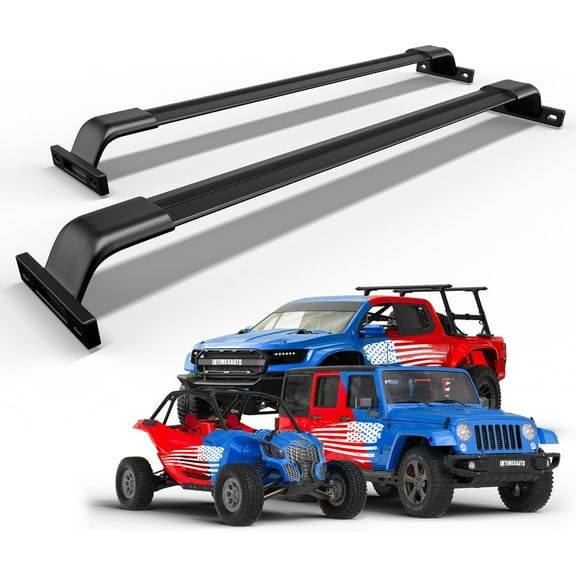Aluminum Car Roof Rack Cross Bars w/ 176lbs Max Load Cargo Carrier ...