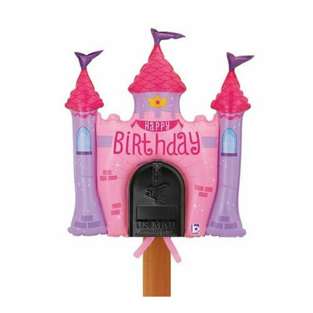 Mailbox Balloon Princess Birthday Decoration Castle Party Sign ...