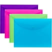 TRU RED Plastic Filing Zip Envelopes with Zipper Closure Check Size ...