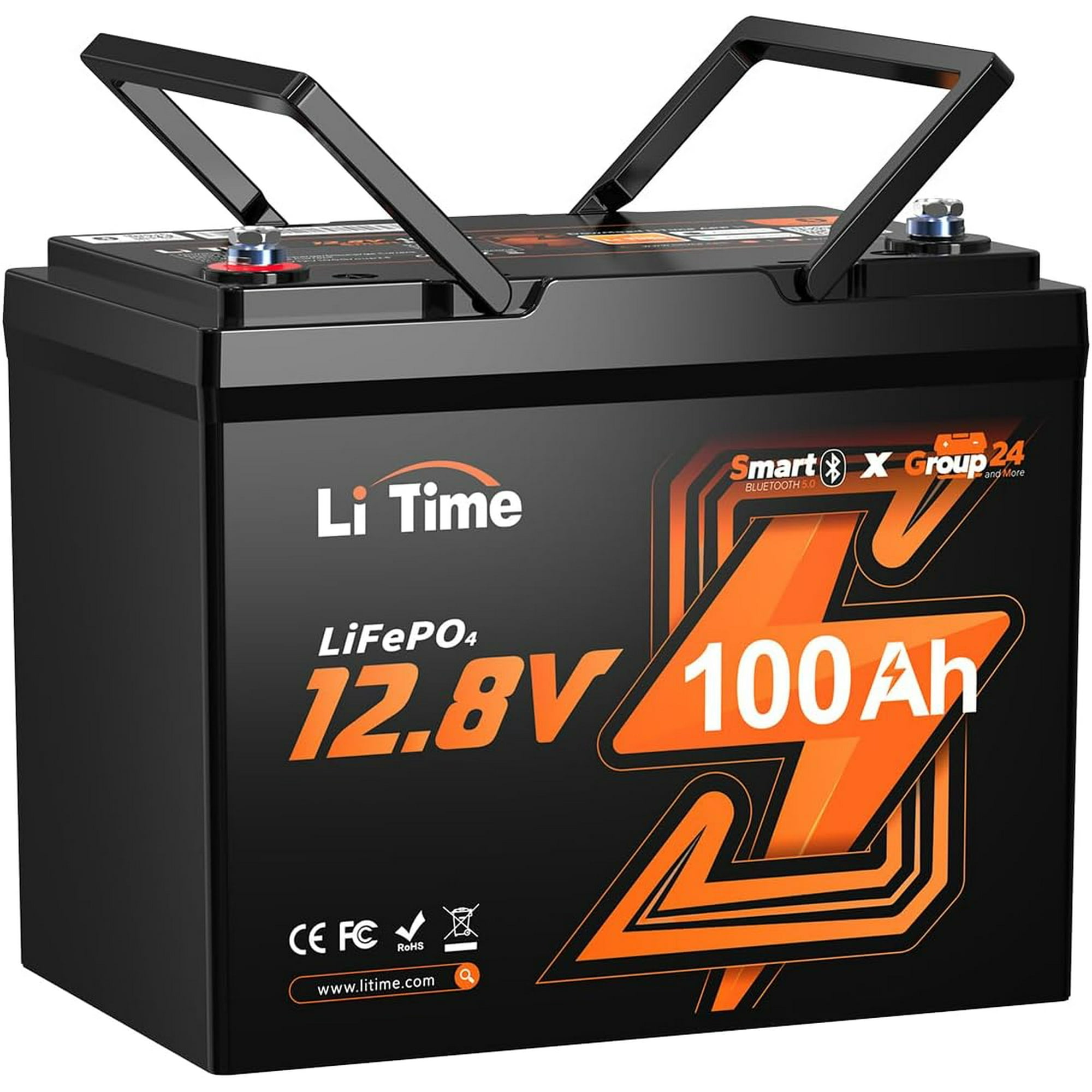 Click here for Litime 12v 100ah Group 24 Bluetooth Lifepo4 Batter... prices