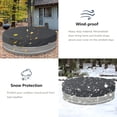 7-8 Ft Steel Round Stock Tank Pool Cover,Upgraded with Wire Rope ...