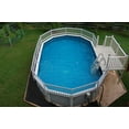 VinylWorks 5'x10' Resin Above Ground Pool Deck Kit, Taupe, Easy ...