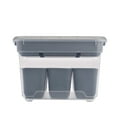 5 Pack - Ezy Storage 18L Solutions + Storage Box with Insert Tray & Cups - Walmart.com
