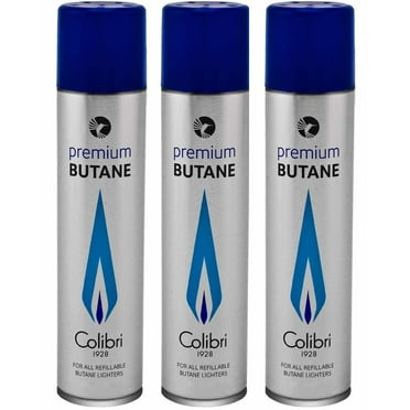 Colibri Premium Refillable Lighter Butane Fuel, 2 Pack, 50g/3.04 oz ...
