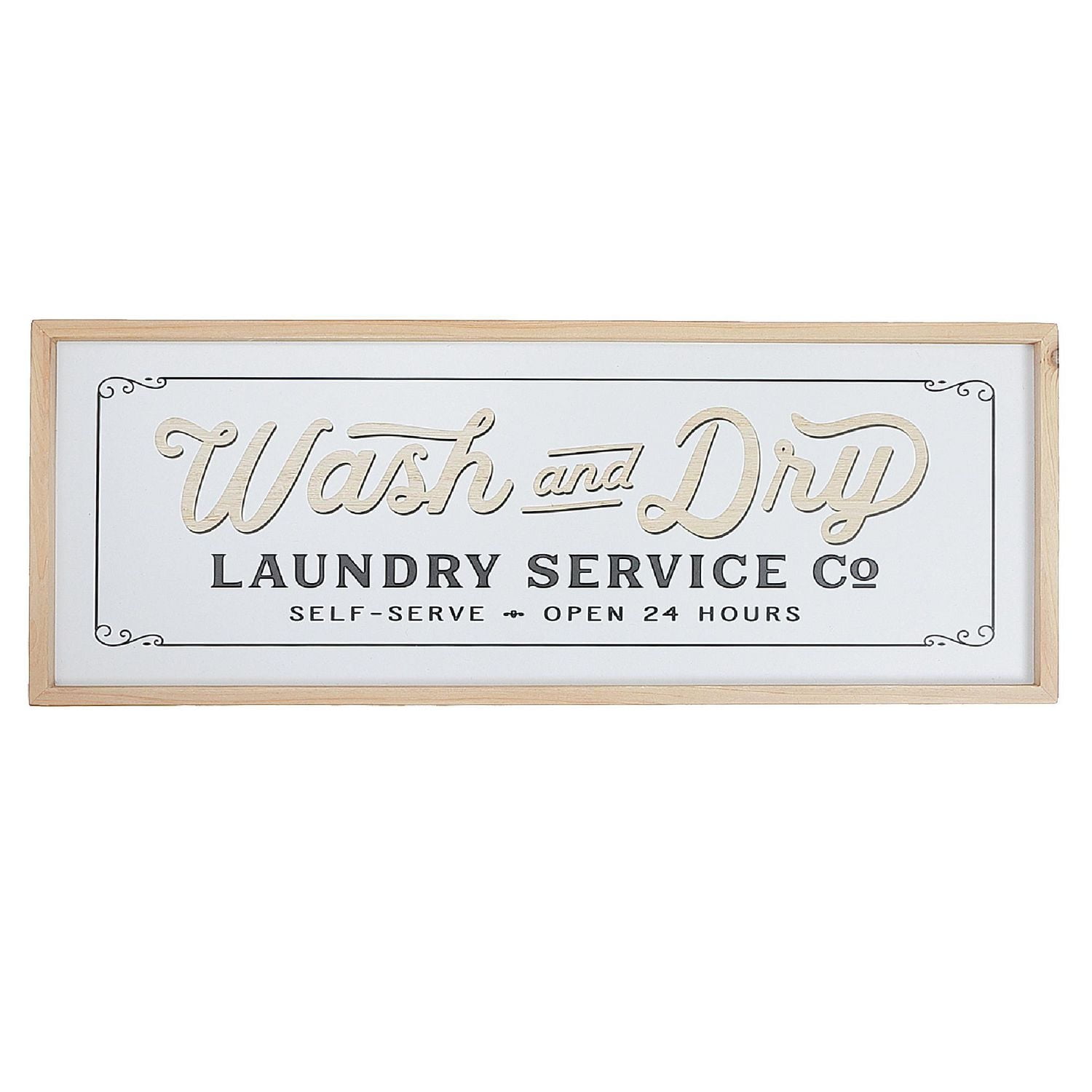 Click here for Home Décor Sign Wash And Dry 30 X 0.75 X 11.5 In prices