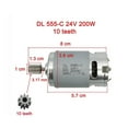 qiya Children Electric Car Motor 550 RS390 RS380 12V 6V DL555 24V 10 ...