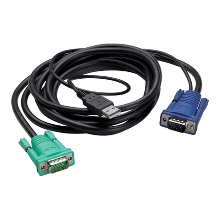 APC - Keyboard / video / mouse (KVM) cable - USB, HD-15 (VGA) (M) to HD ...