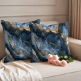Abstract Marble Texture Outdoor Throw Pillow Covers Set of 2, Gradient ...
