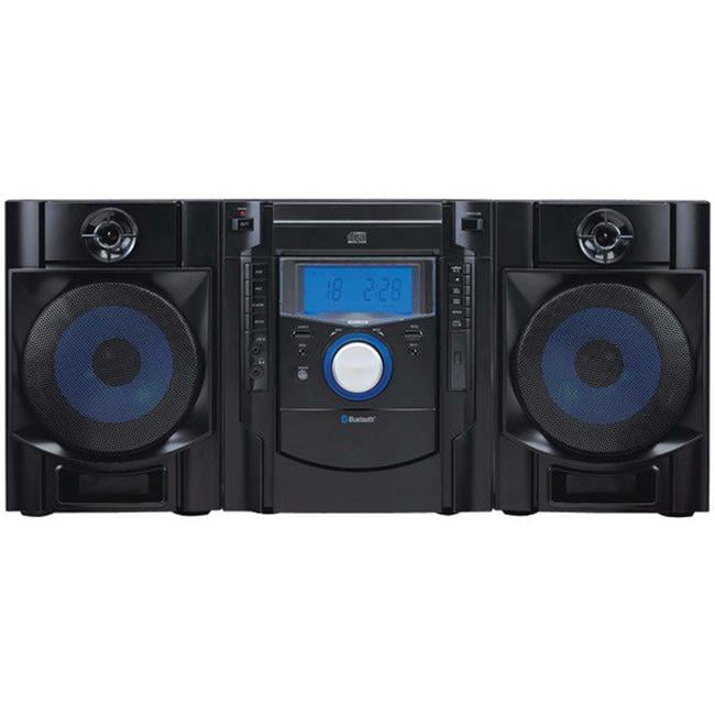 Bluetooth CD Radio Micro System with Blue LED Display - Walmart.com