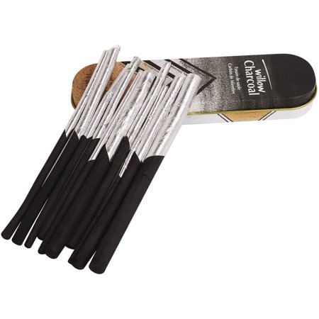 10pcs Black Charcoal Pencil Sticks 4 Sizes for Writing,Shading,Coloring ...