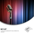 5 Pcs Mic Stand Adapter Blue Boom Arm Microphone Clip Holder 4.8x3.5cm ...
