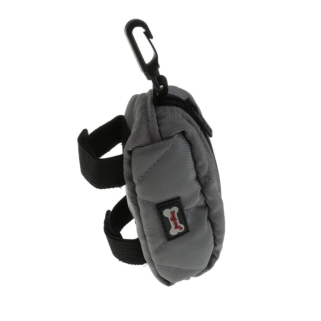 Portable Poo Waste Pick-up Bags Hook Pouch Carrier Grey Gris Gloria ...