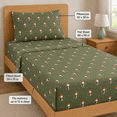 Kids Twin Size 3 Piece Microfiber Sheet Set with Cartoon Dog Cowboy ...