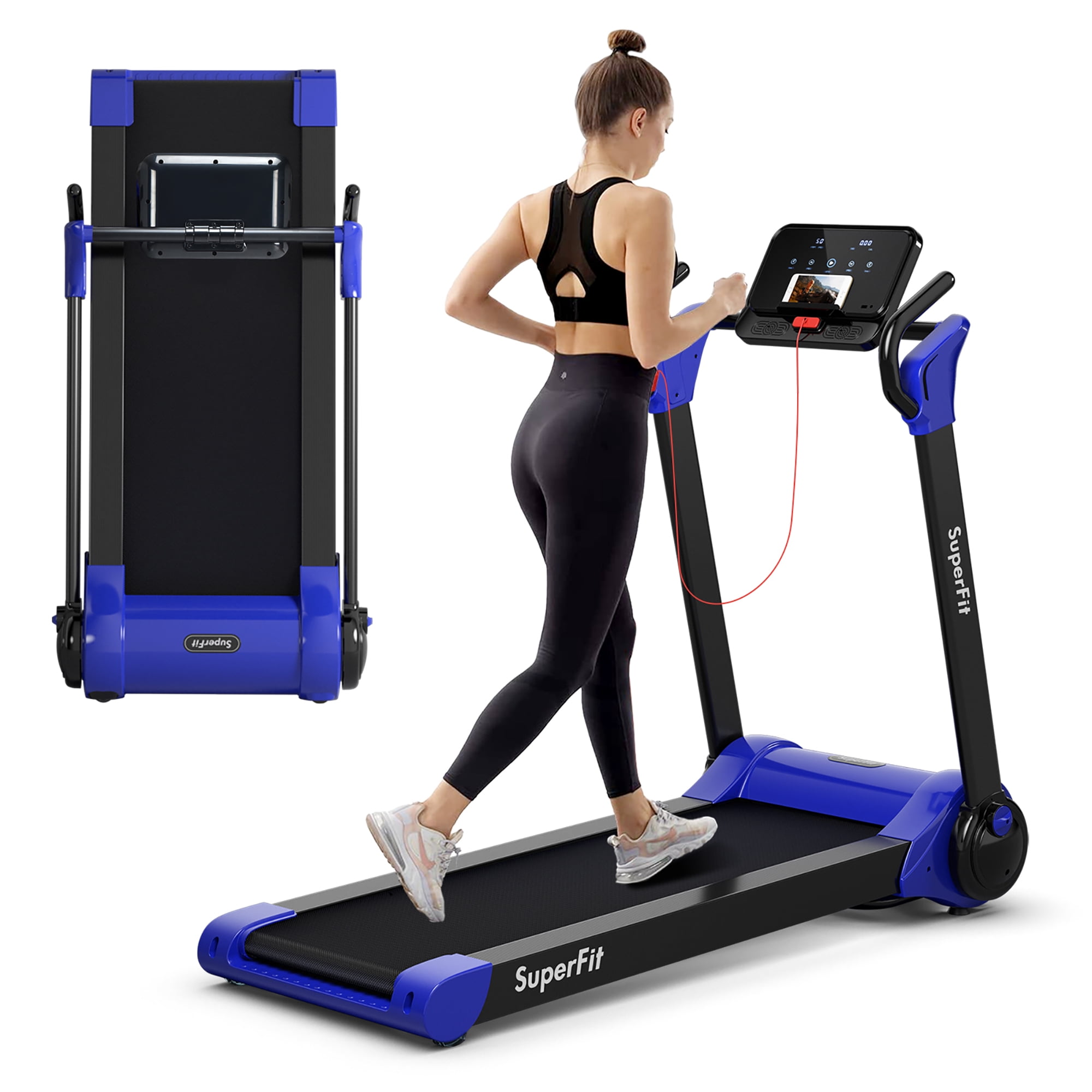 Click here for Costway Superfit Folding 2.25hp Electric Treadmill... prices