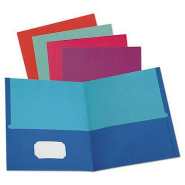 Oxford Poly Divide It Up Twisted 4 Pocket Folder, Assorted Colors, Pack ...