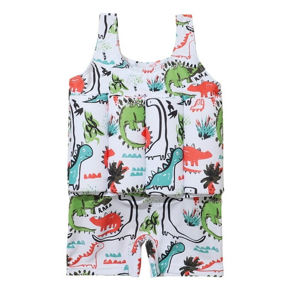 GYRATEDREAM 2-6Y Kid Boy Girl Cute Dinosaur Fox One Piece Sleeveless ...