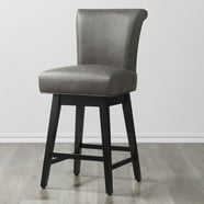 CHITA 27 inch Counter Height Swivel Bar Stools Low Back Set of 3, Metal ...