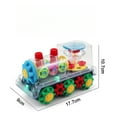RBER Transparent Gear Locomotive Light Up Train Railway Engine Toddler ...