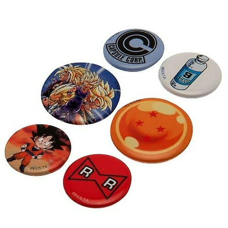 Dragon Ball Z Button Badge Set (Pack of 6) | Walmart Canada