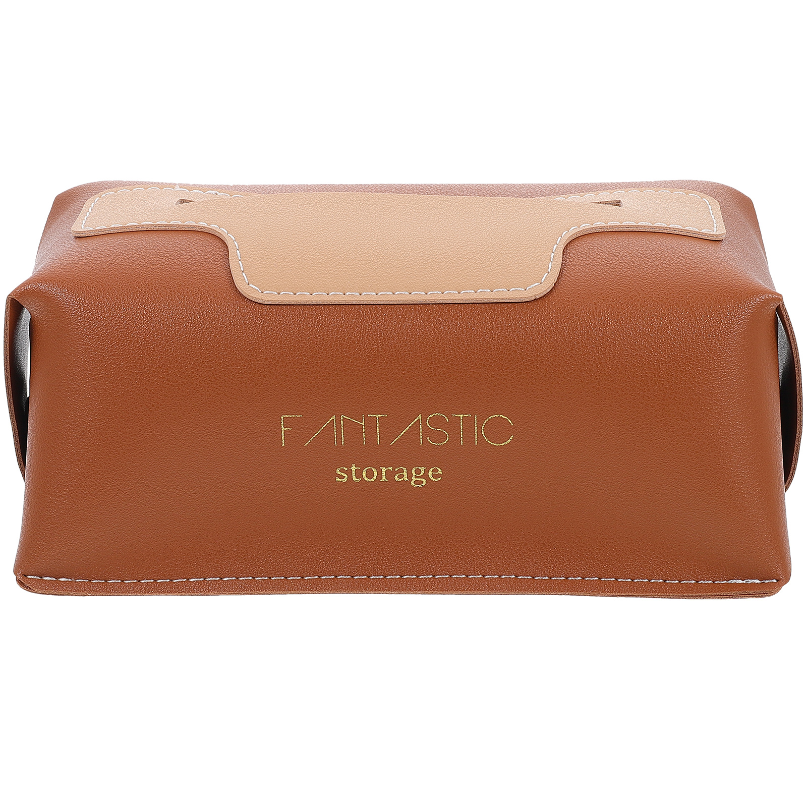 Leather Tissue Box Cover Fashion Tissue Box Table Home Decorative ...