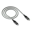 Auto Drive USB-C to USB-C Charging and Data Sync Cable, 6ft Braided ...