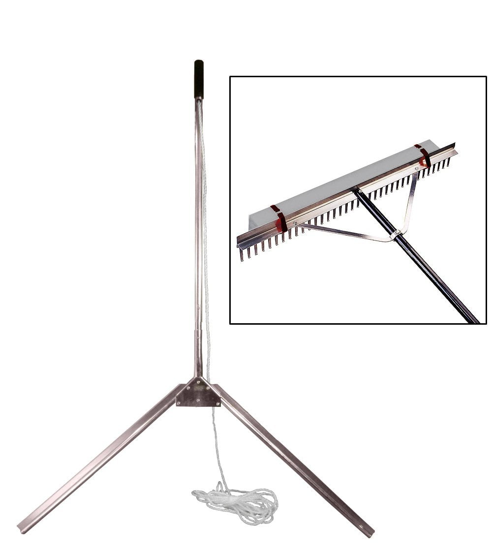 Seaweed Cutter + Lake, Beach & Pond Weed Rake Package - Walmart.com