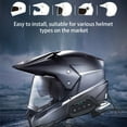 Bluetooth 5.0 Motorbike Helmet Headset Wireless Long Range For Full ...