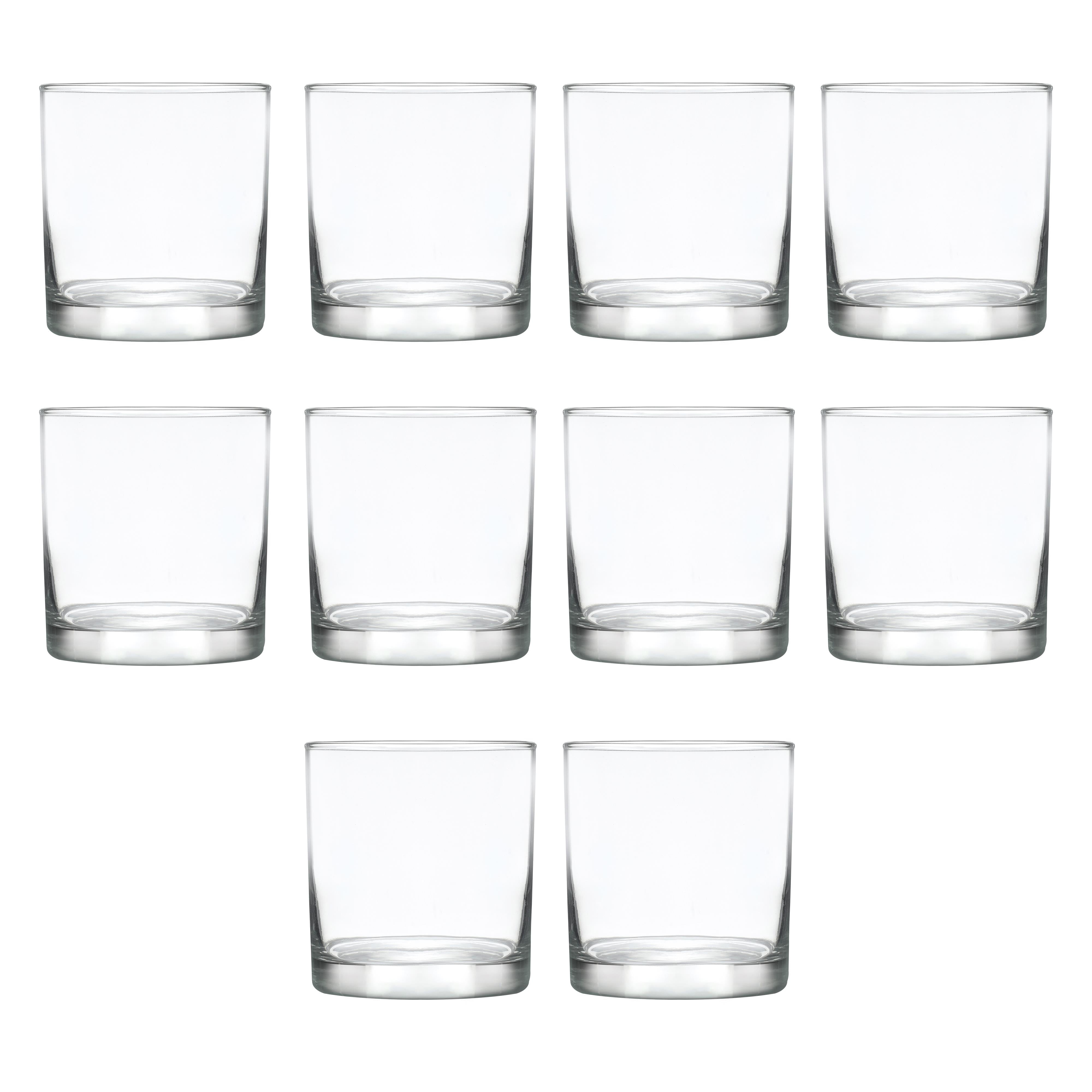 11 oz. ARC Aristocrat Rocks Glasses- 10 Pack-Clear - Walmart.com