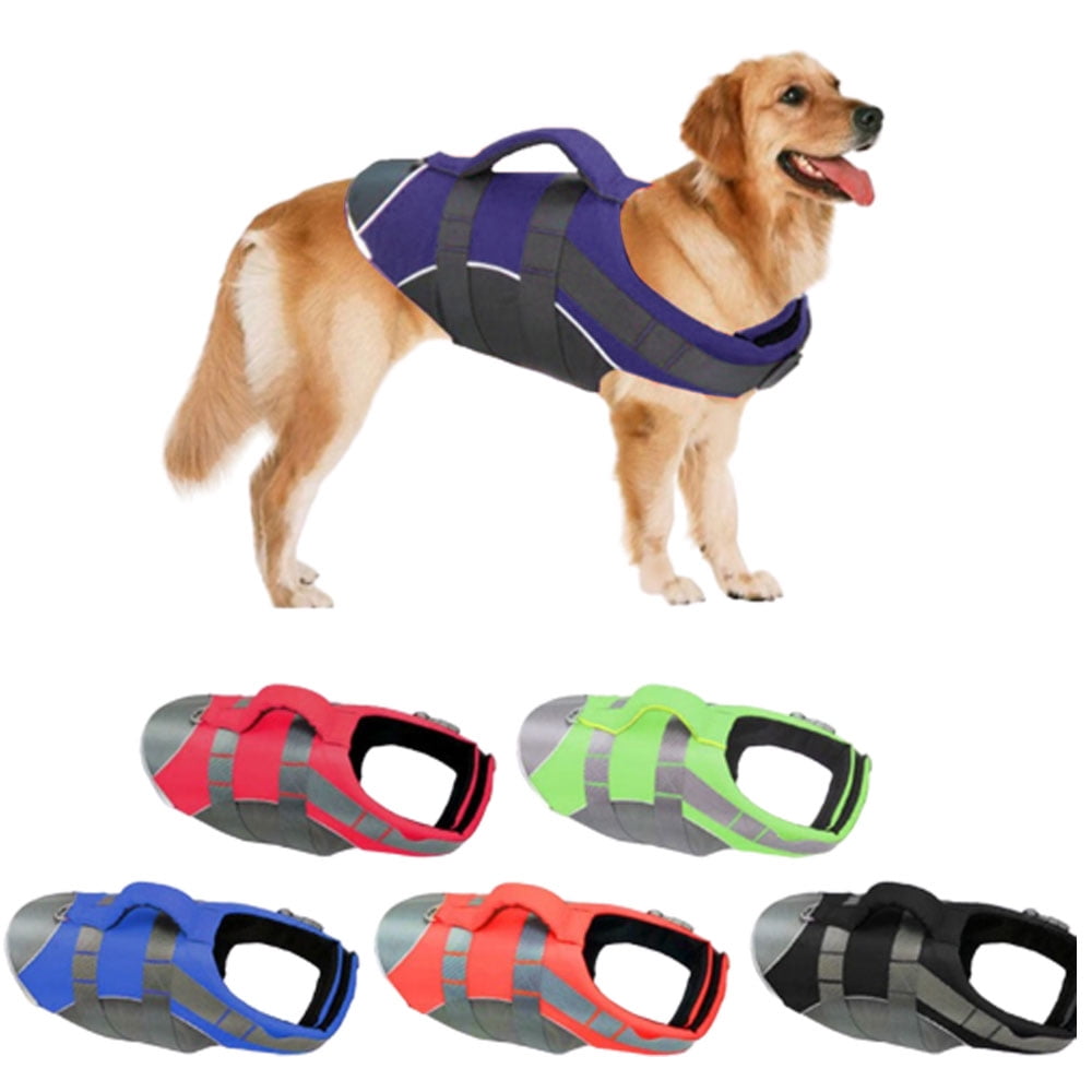 Dog Life Jacket Pet Life Vest for Swimming Boating, Ripstop Pet ...