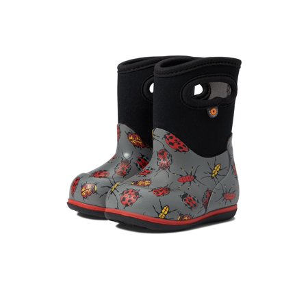 Bogs Kids Baby Classic Boot, Bugs Print - Gray, Size 5 Toddler ...