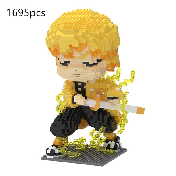 Demon Slayer Anime Blocks, Kamado Tanjirou, Nezuko, Agatsuma, Zenitsu ...