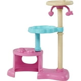 Barbie Kitty Condo Playset with Brunette Fashion Doll, 4 Kittens, Cat ...