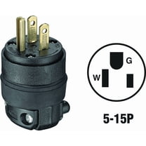 Leviton 515PV Cord & Plug — UL Listed for US Residential Electrical ...
