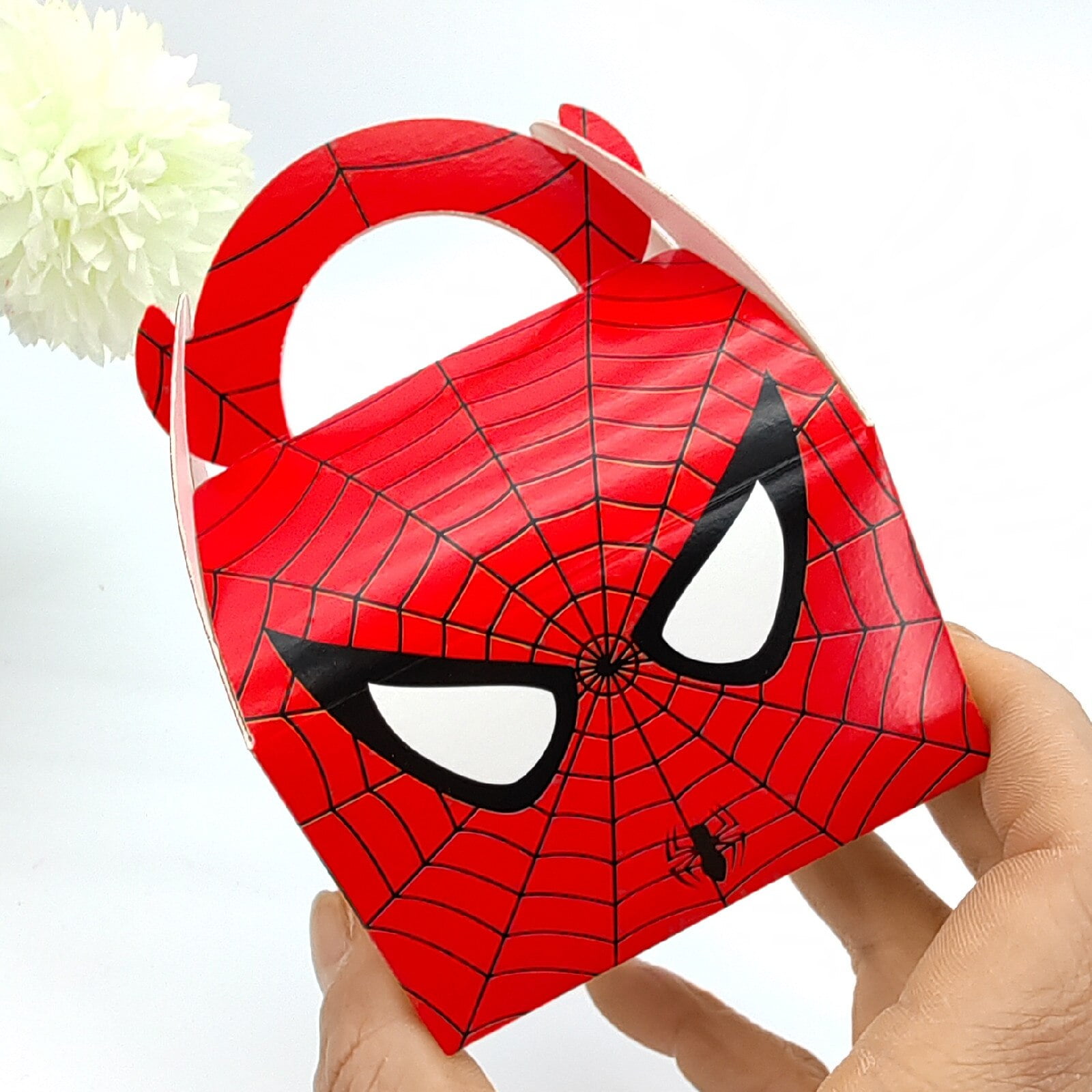 Caja de dulces de Spiderman para decoración de fiestas de cumpleaños de niños, suministros de ...