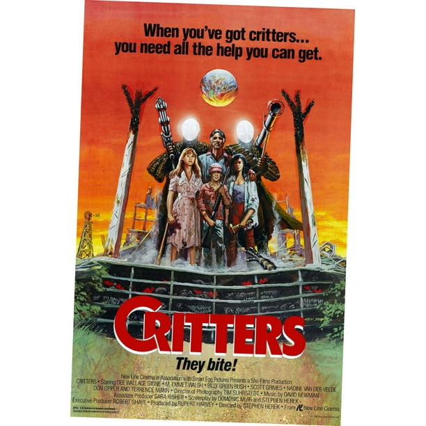Critters Movie poster Metal Sign 8inx 12in Art Print on Metal 8x12 ...