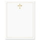Golden Cross 2 Faith Letter Papers - Set of 25, Religious stationery ...