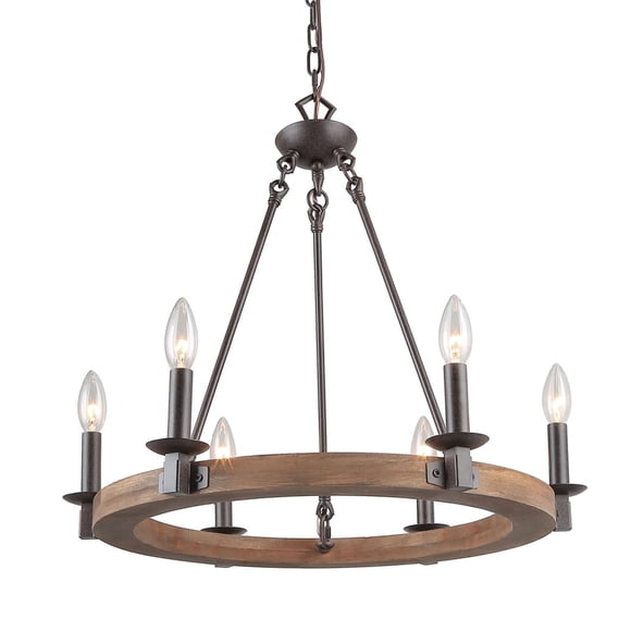 Wagon Wheel Chandelier | Walmart Canada