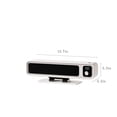 Compact Fan Heater, Desktop and Wall Mounted Space Heater with Overheat ...