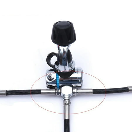 Diving Hose Adapter Outdoor Dive Gear Pipe 3-way Parts Dive Splitter ...