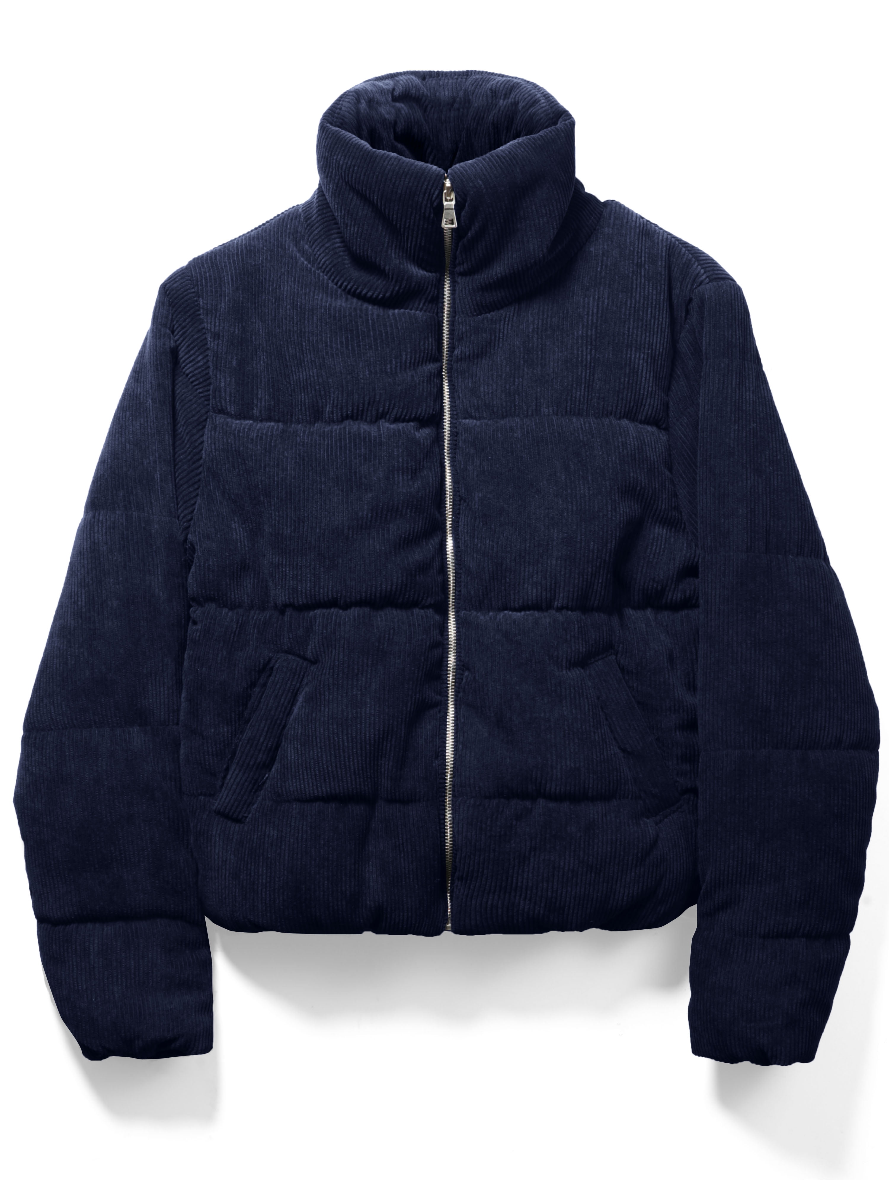 Ma Croix Women's Fluffy Quilted Crop Puffer Jacket - Walmart.com