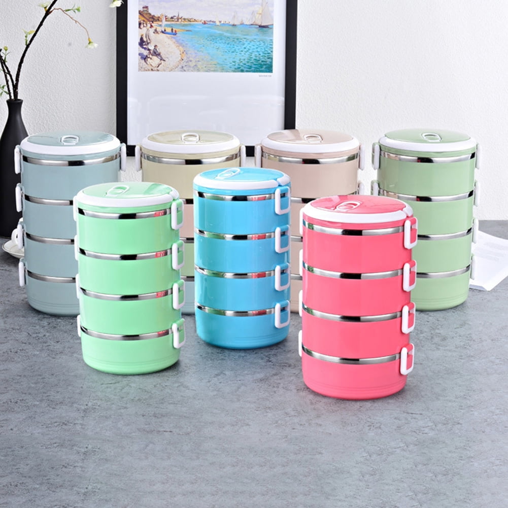 Dream Lifestyle Single-Tier Lunch Box, Stackable Stainless Steel ...