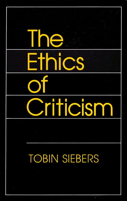 The Ethics of Criticism (Paperback) - Walmart.com