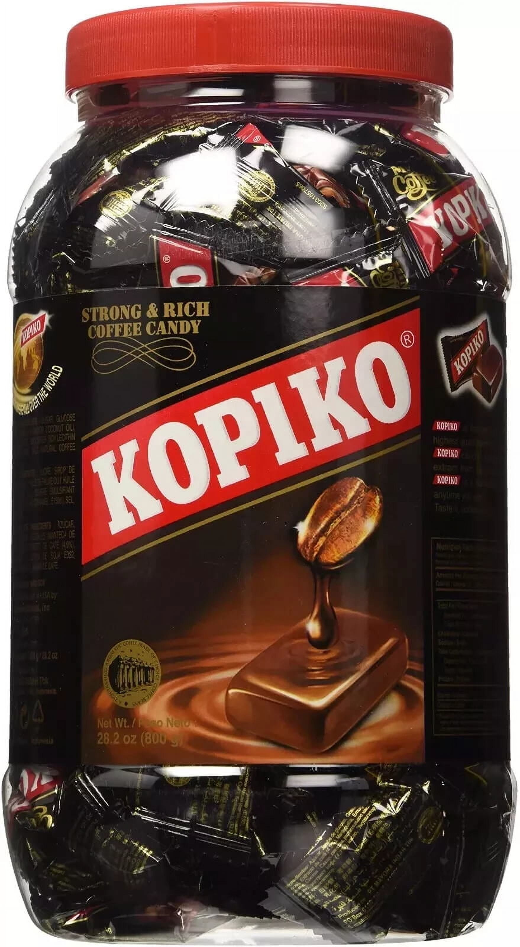 Kopiko Coffee Candy In Jar 800g/28.2oz (Original Version) - Walmart.ca