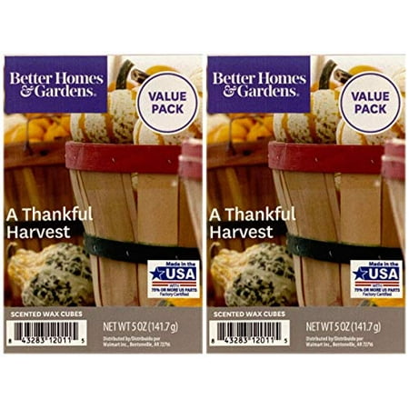 Better Homes and Gardens A Thankful Harvest Wax Cubes 2-Pack | Walmart ...