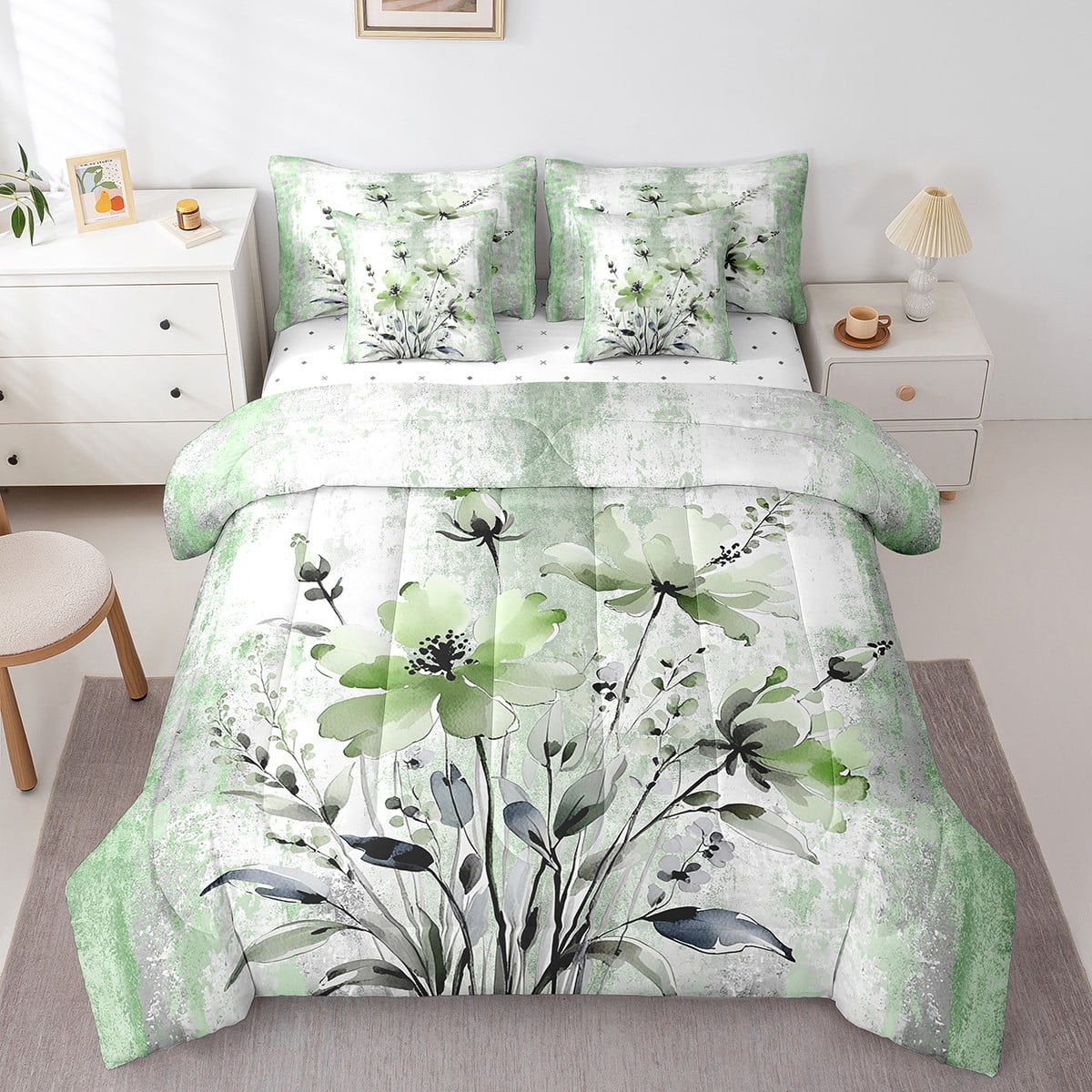 Click here for Erosebridal Groovy Floral Bedding Sets Full Size... prices