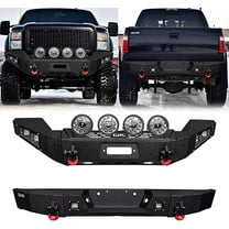 TIOYAR For 2000-2006 Toyota Tundra Steel Front and Rear Bumper With ...