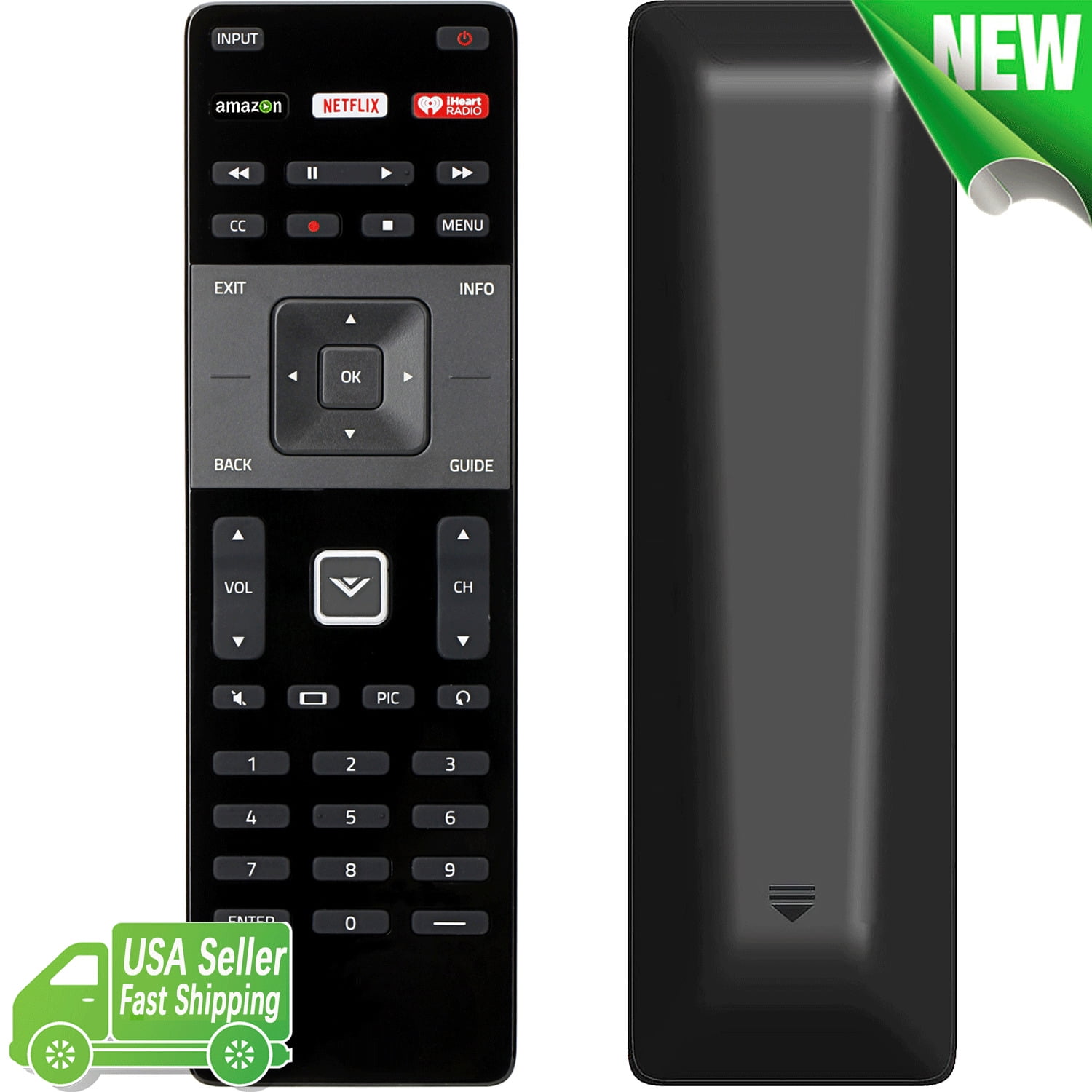 For Vizio Tv Xrt122 Remote Control C3e65 C3 D32 D1 D40f E1 D43f E2 D48f