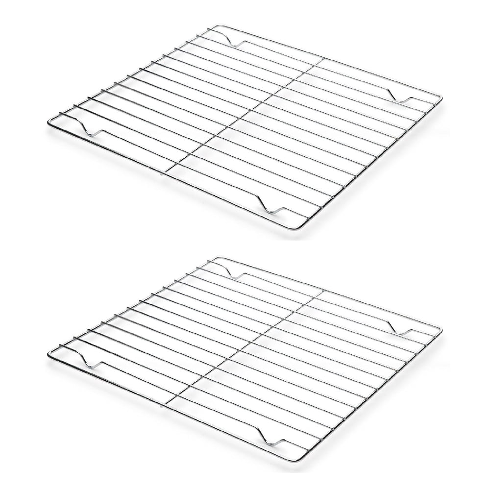 Fox Run Chrome Cooling Rack 10 X 10 in Durable Compact Square Silver, 2 ...