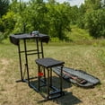 Kill Shot Adjustable Portable Shooting Bench Seat with Rifle Range ...