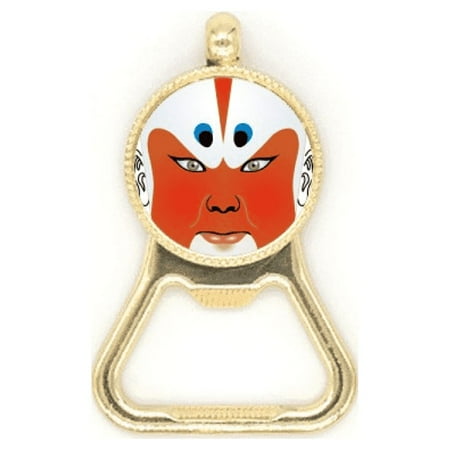 Peking Opera Head Colorful Qunyinghui Beer Bottle Cap Opener Stainless ...